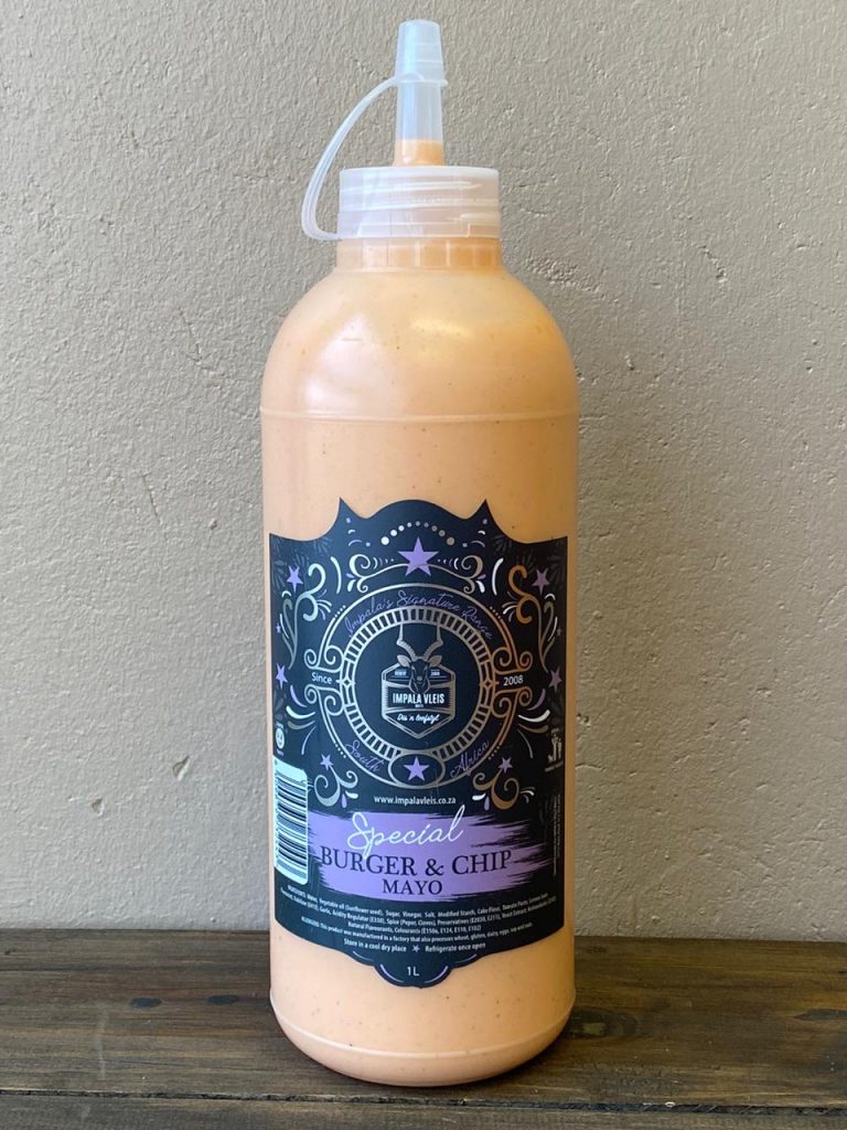 .Impala Special Burger & Chip Mayo Squeeze (1L) - Impala Vleis Brits™