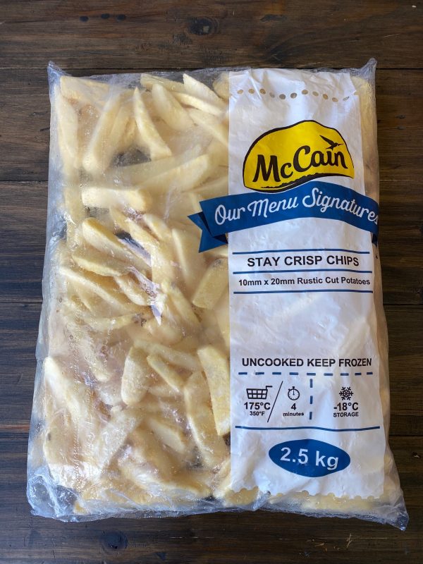 Mccain Stay Crisp Chips Rustic, Frozen (2.5kg) - Impala Vleis Brits™