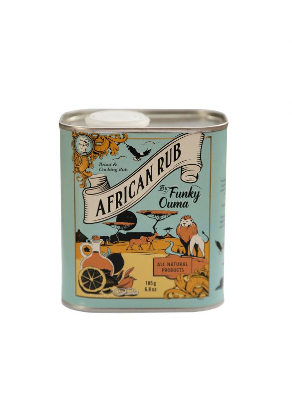Funky Ouma African Rub Tin 185g - Impala Vleis Brits™