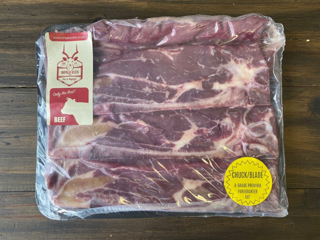 Beef A Grade Chuck Slices (1kg) - Impala Vleis Brits™