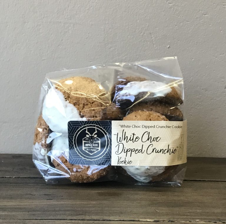 Impala White Choc Dipped Crunchie Koekies (400g) - Impala Vleis Brits™