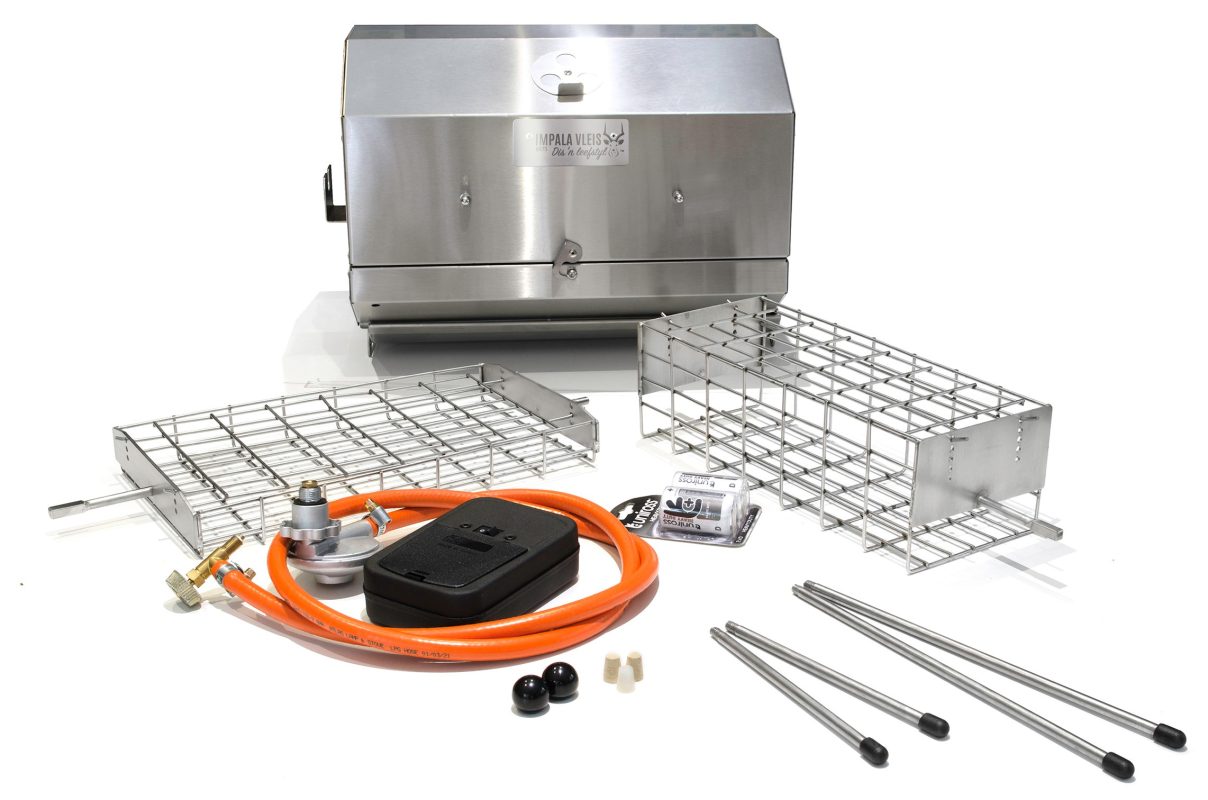 Impala Mini Spit Gas Rotisserie (W:50.5cm - D:42.5cm - H:40cm) - Impala ...