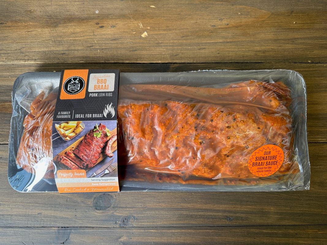 Braai Sauce Marinated & Pre-cooked Pork Loin Rib (1,1 – 1,4kg) – Impala ...