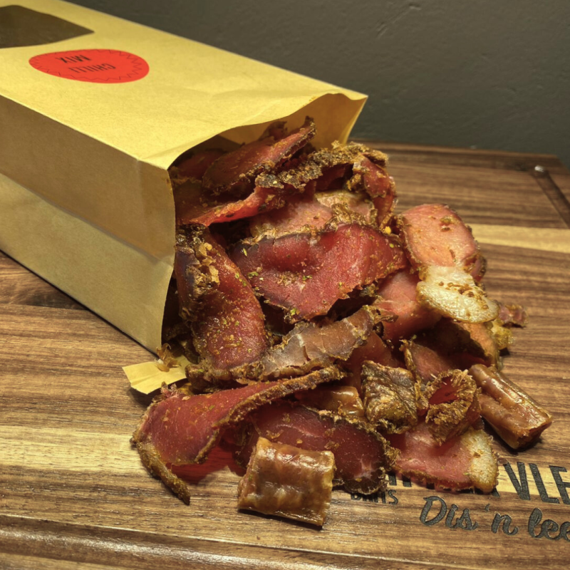 Our Signature Chilli Mix Biltong Sliced (500g) - Impala Vleis Brits™