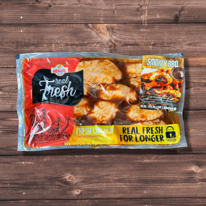Henwil Chicken Wings BBQ - Fresh/Frozen (±1.1Kg) - Impala Vleis Brits™