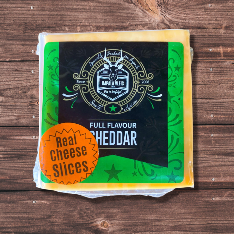 Impala Cheddar Cheese Slices (Real Cheese) ±350g - Impala Vleis Brits™