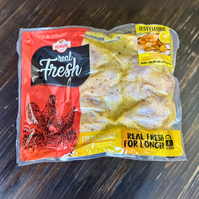 Henwil Zesty Lemon Chicken Flatty (±1.6kg) - Impala Vleis Brits™